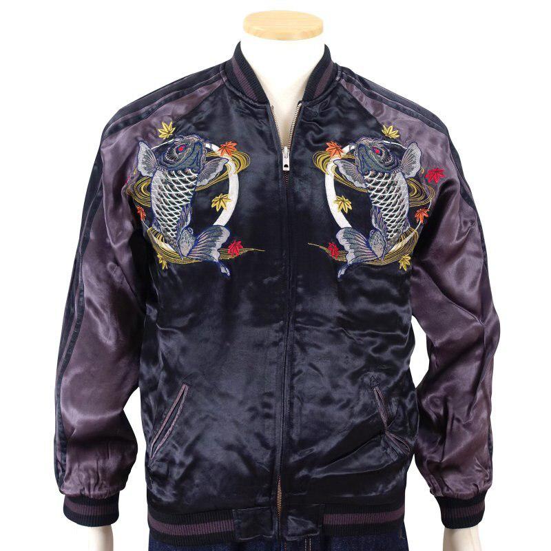SATORI Autumn leaves and Demon Koi Souvnier Jacket – SUKAJACK