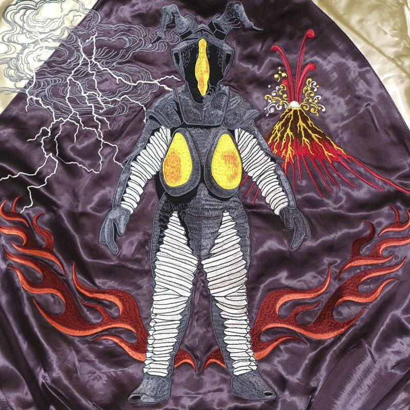ULTRAMAN Flames and Zetton Souvenir Jacket – SUKAJACK